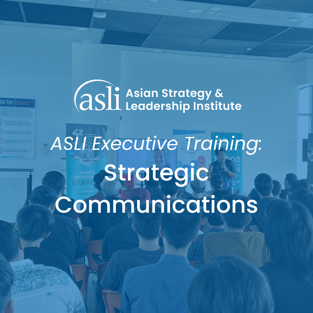 Leadership & Training | Asian Strategy & Leadership Institute (ASLI)